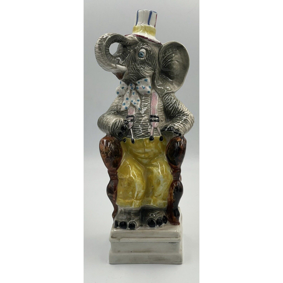 Drioli | Dining | Drioli Marked Vintage Italian Ceramic Elephant Wine ...